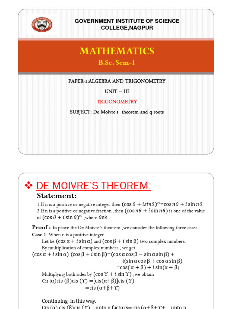 complex number | PDF | Numbers | Complex Number