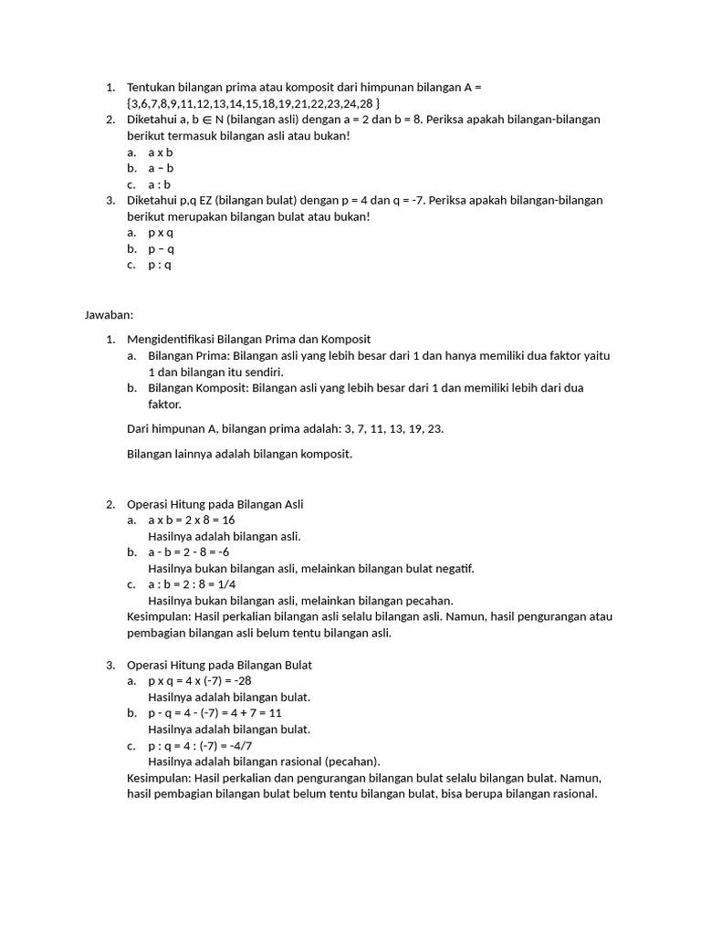 Pengantar Matematika Sesi 2 | PDF