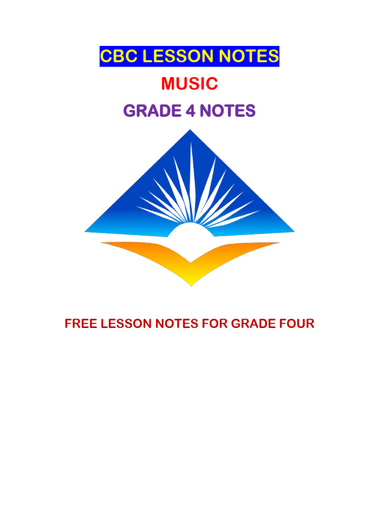 Music Grade 4 Notes | PDF