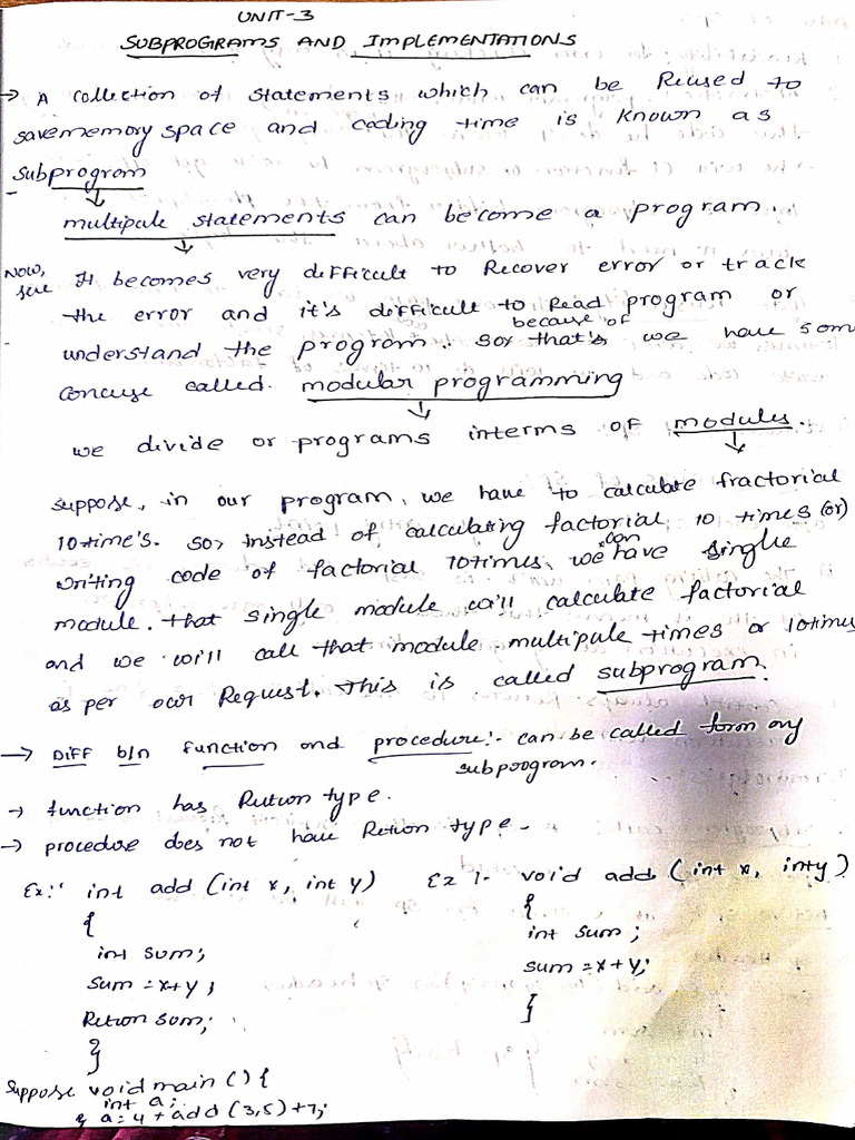 3rd unit PPL notes | PDF 3rd unit PPL notes | PDF
