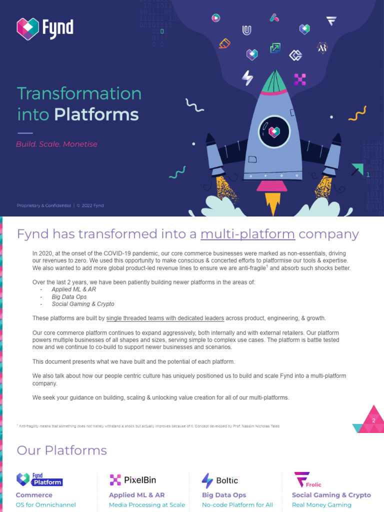 Fynd - Transformation Into Platforms | PDF | Business | Economies