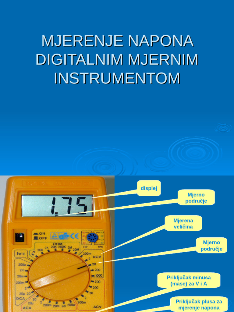 Digitalni Mjerni Instrumenti | PDF