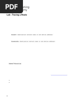 5.1.5 Lab - Tracing A Route | PDF | Computer Architecture | Internet ...