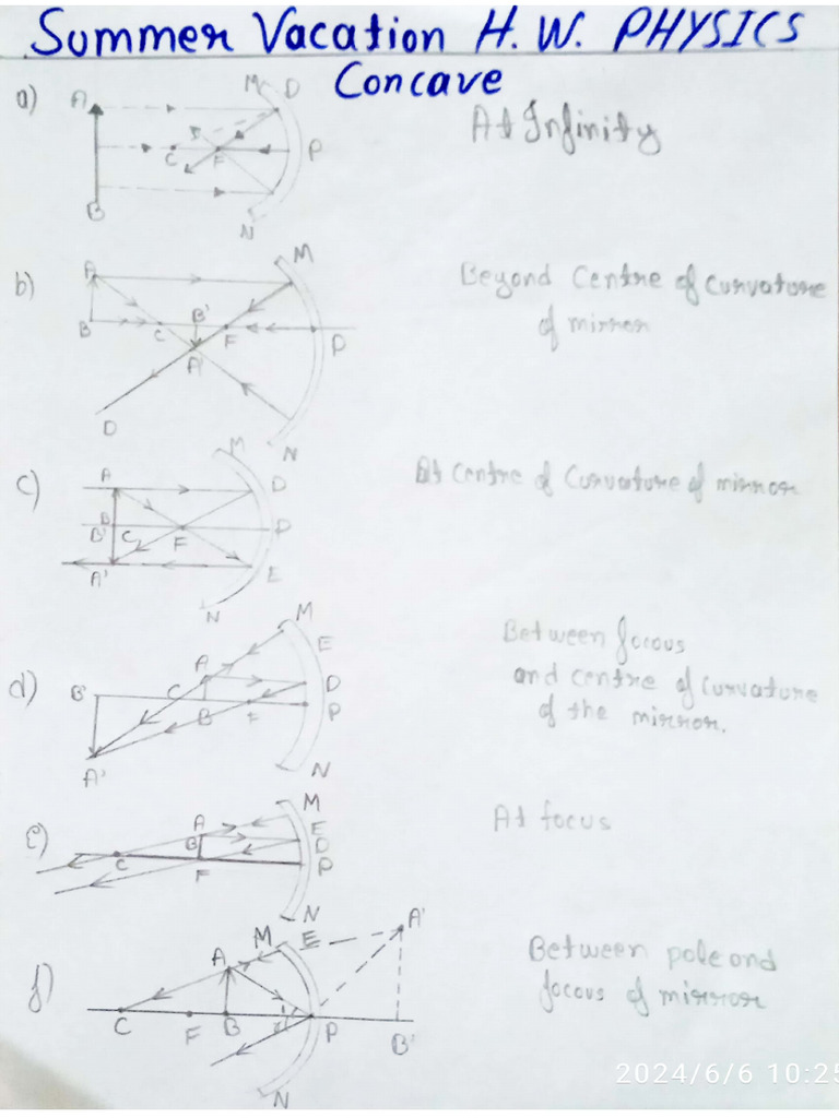 Summer Vacation Homework Physics | PDF