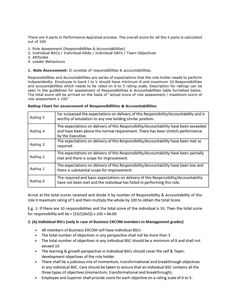 Performance Appraisal Guidelines | PDF | Performance Appraisal Performance Appraisal Guidelines | PDF | Performance Appraisal
