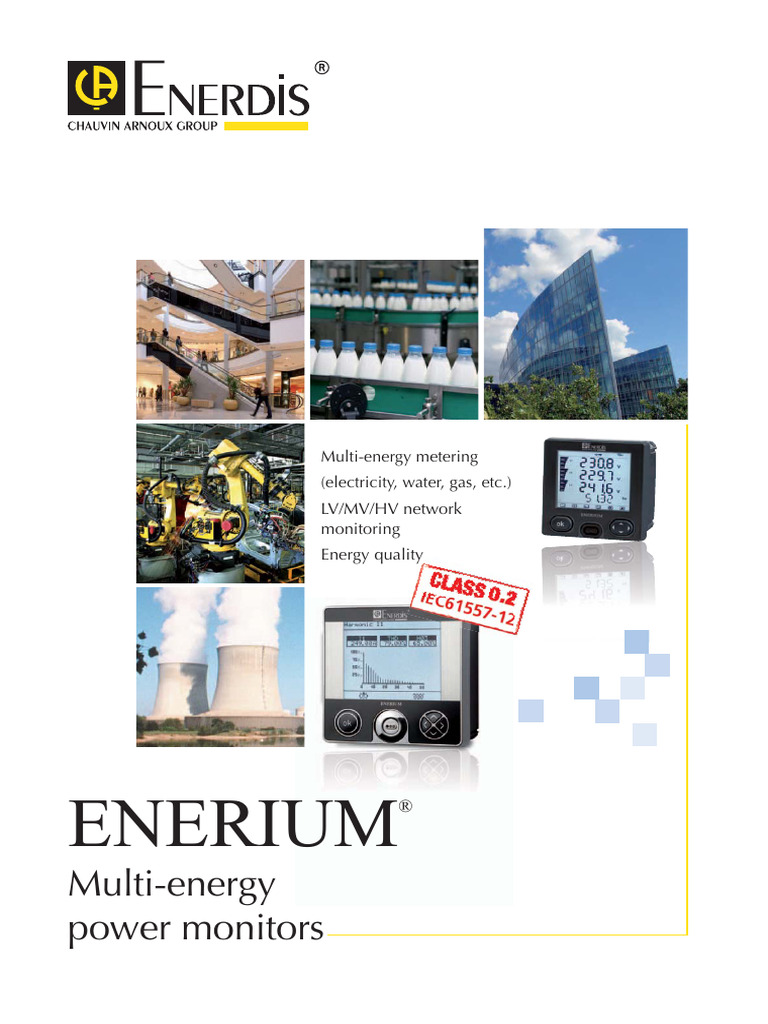 Enerium Multi-Energy Power Monitors | PDF | Programmable Logic ...