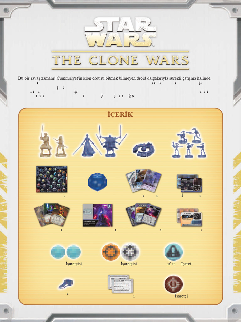 Star Wars The Clone Wars Rulebook (TR) | PDF
