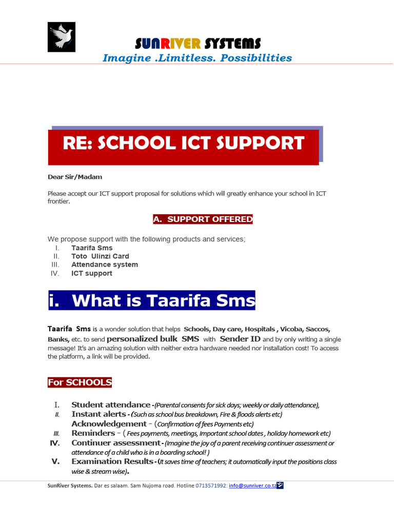 ICT Support Solutions for Schools | PDF | Information And ...