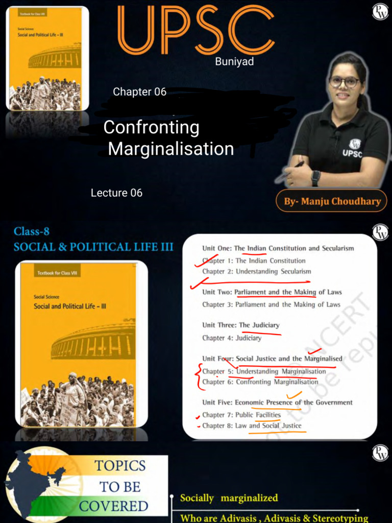 Confronting Marginalisation - Chapter 06 - Class 08 Polity - Class ...