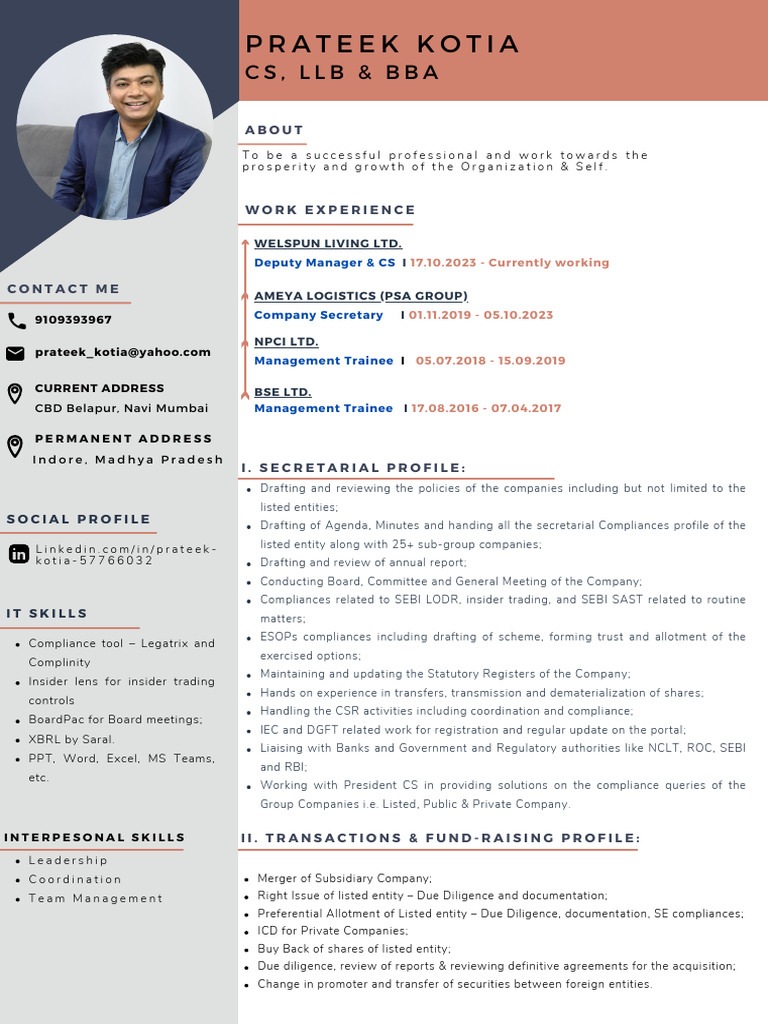 Prateek Kotia | PDF | Business | Business Law Prateek Kotia | PDF | Business | Business Law