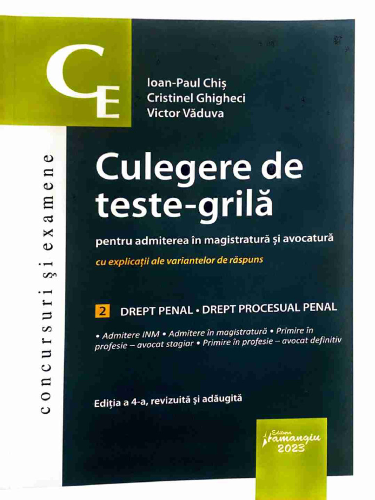 Carte Verde - Drept Penal - Procedura Penala | PDF