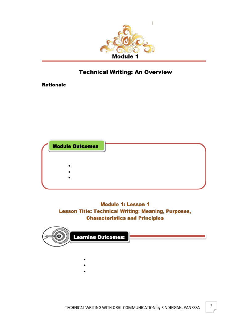 technical-writing-midterm-lessons-1-to-7 | PDF | Memorandum | Information