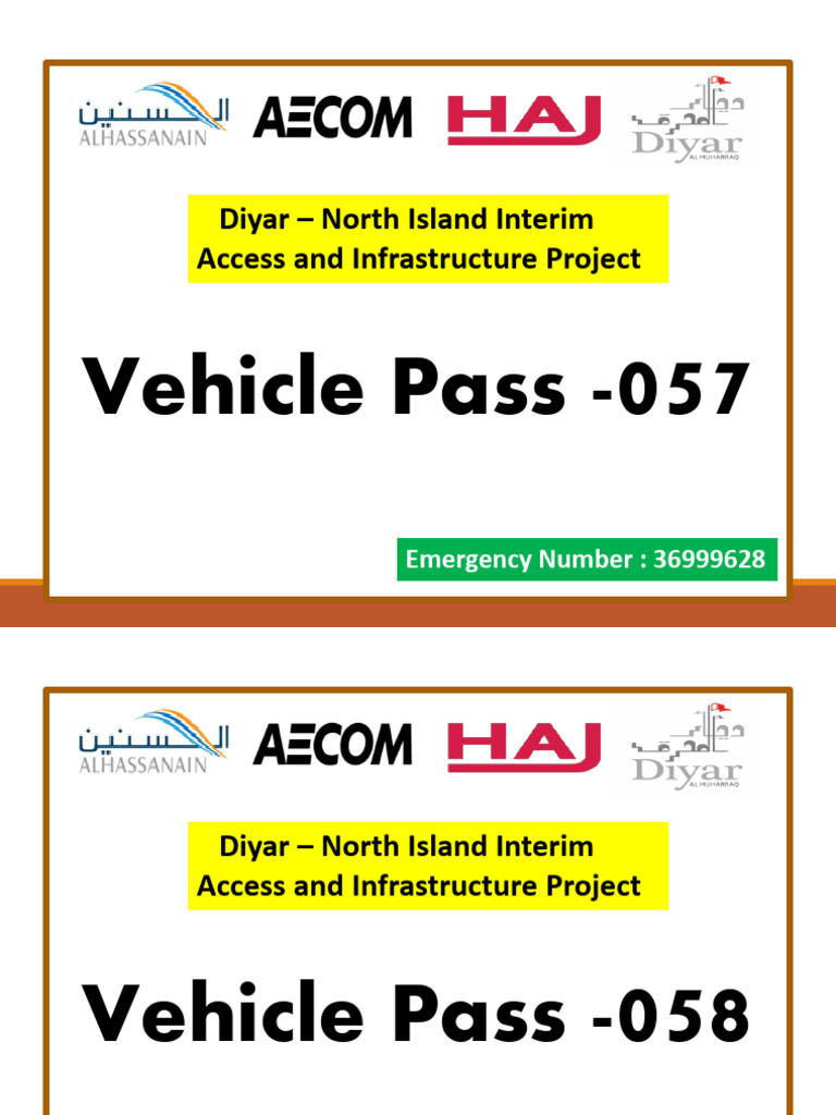 Diyar_Vehicle_pass[1] | PDF
