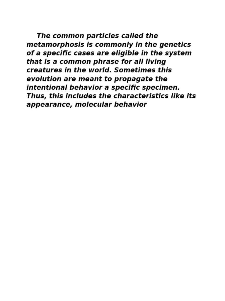 Genetic Evolution and Behavior | PDF