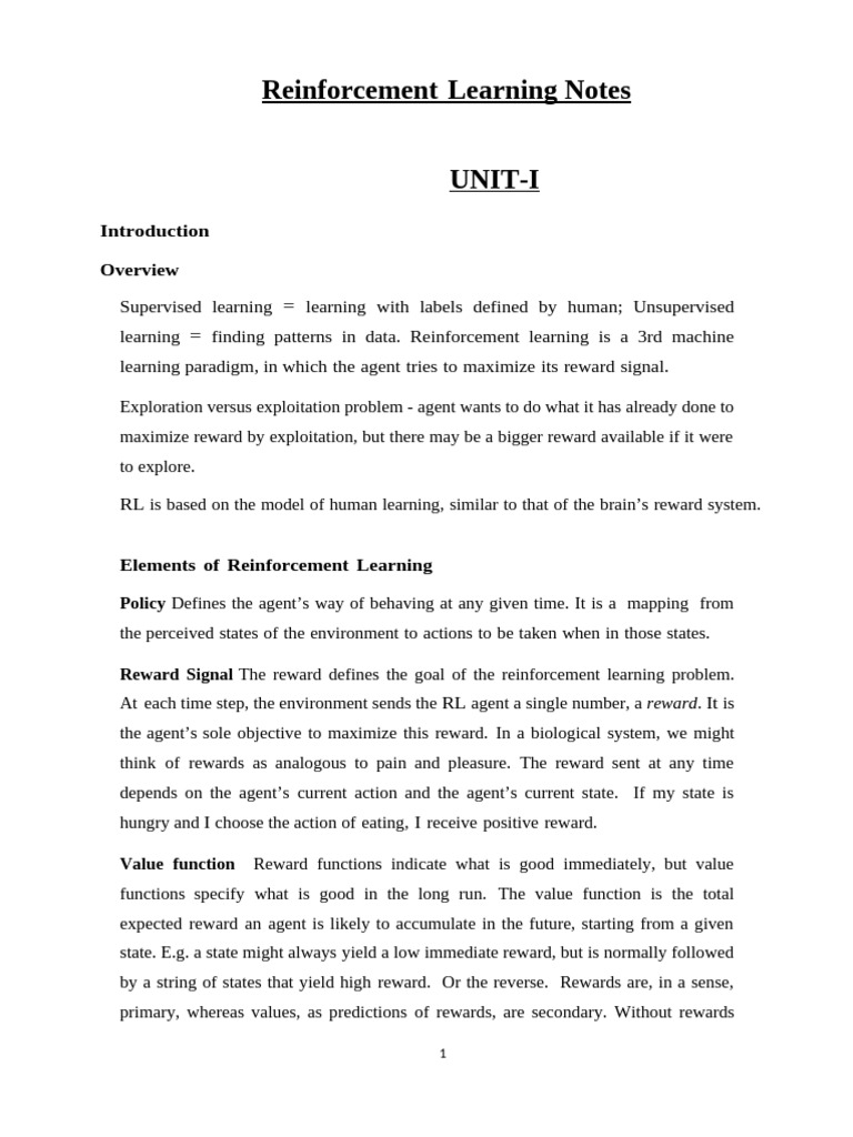 RL Unit5 | PDF | Monte Carlo Method | Dynamic Programming