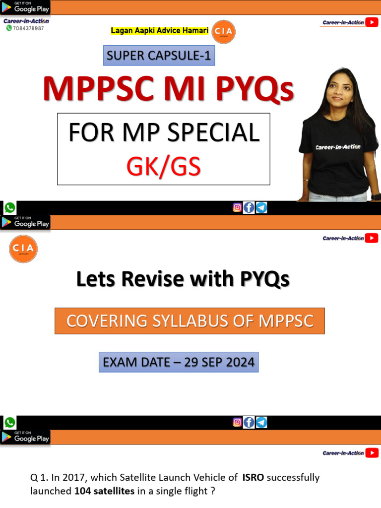 MPPSC MI MP Special GKGS Super Capsule PDF | PDF | Monsoon