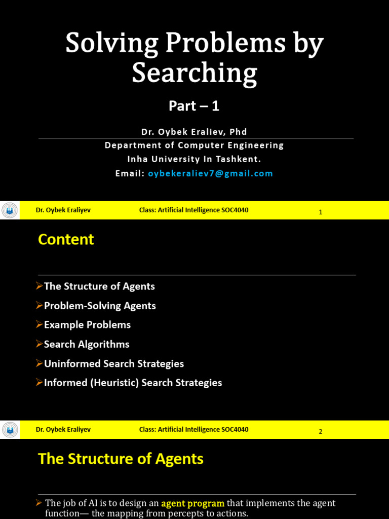 2.1. Solving Problems by Searching | PDF | Artificial Intelligence | Intelligence (AI) & Semantics