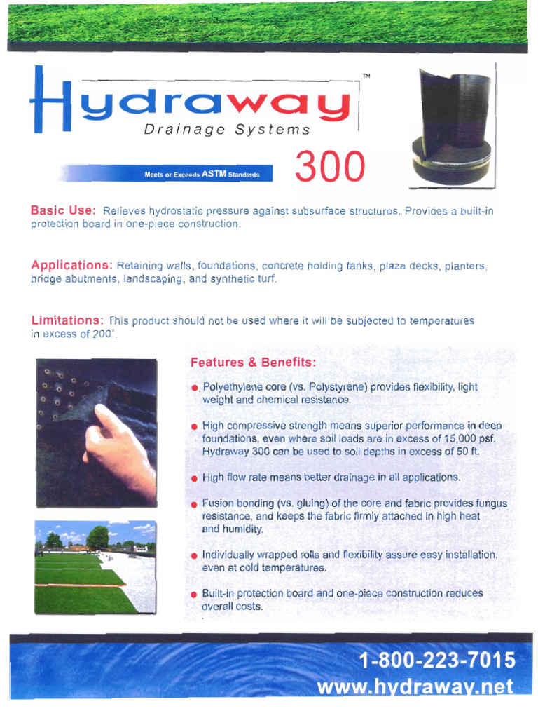 Hydraway 300 Specification | PDF