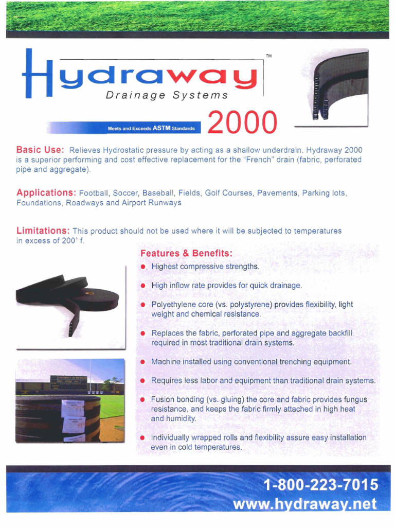 Hydraway 2000 Specification | PDF