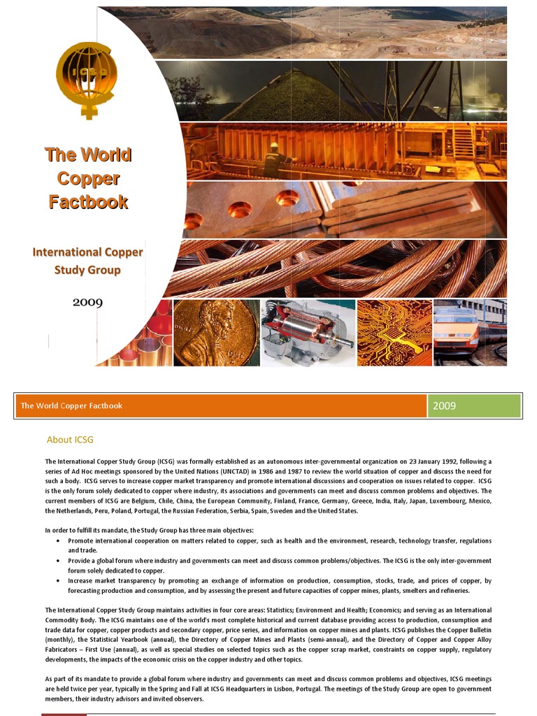 2009 World Copper Factbook Final | PDF | Science & Mathematics