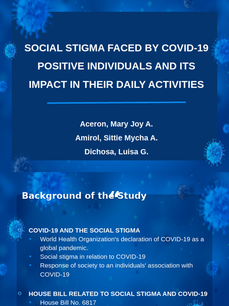 COVID-19 Social Stigma Impact Study | PDF | Social Stigma
