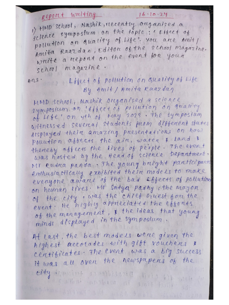 English Holiday Homework | PDF