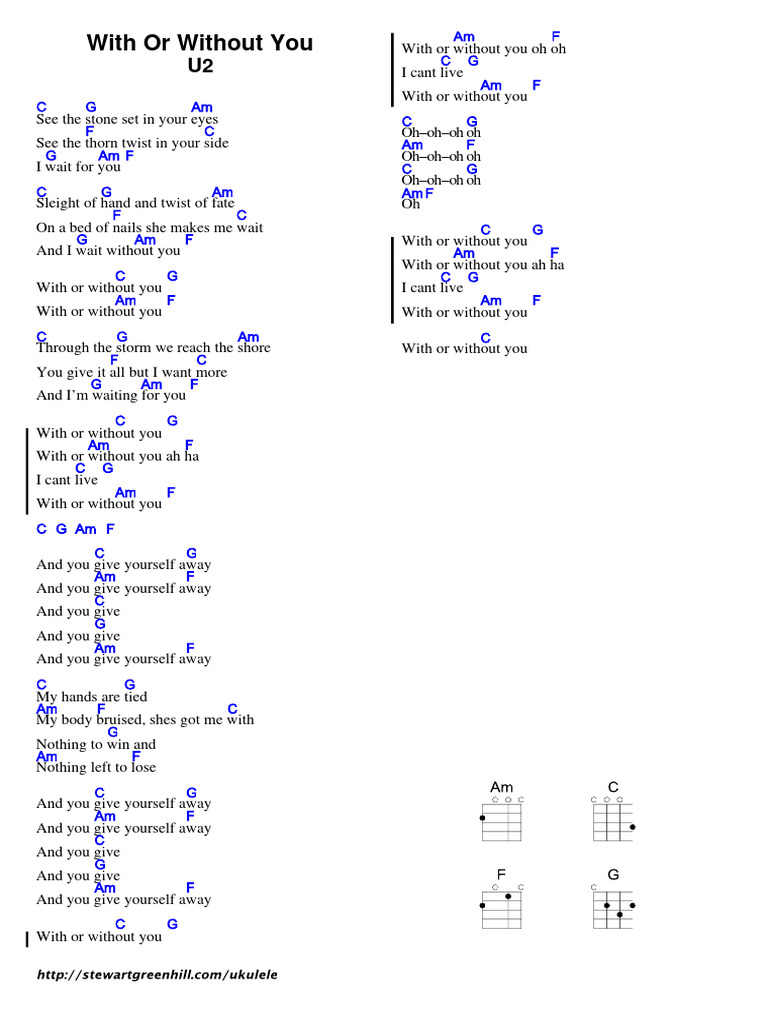 With or Without You | PDF