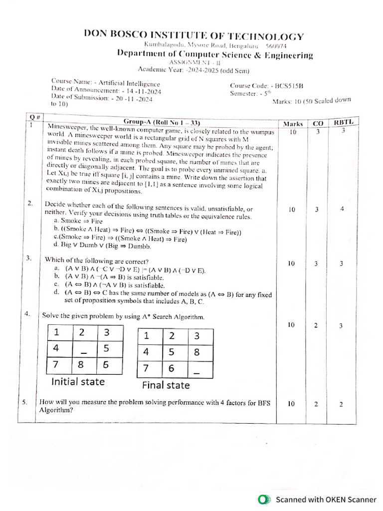 Assignment 2 - AI | PDF