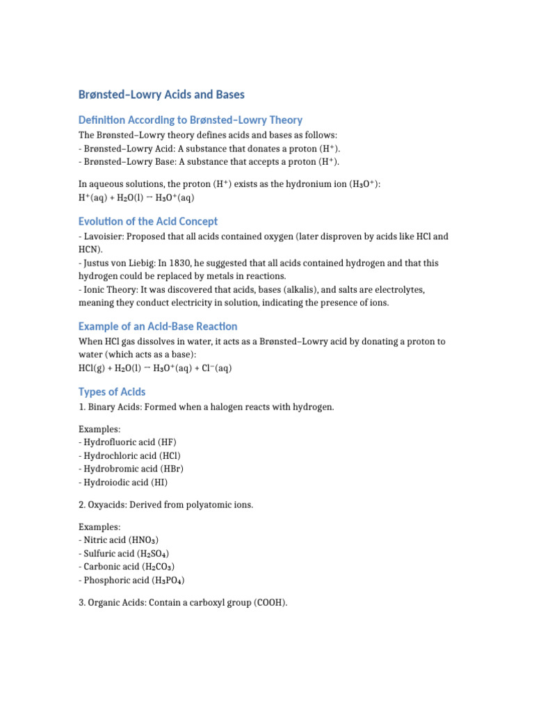 Bronsted_Lowry_Acids_and_Bases (1) | PDF