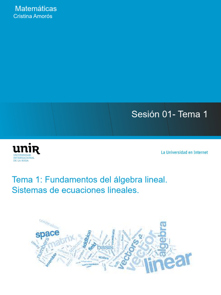 Fundamentos de Álgebra Lineal | PDF | Entero | Conjunto (Matemáticas)