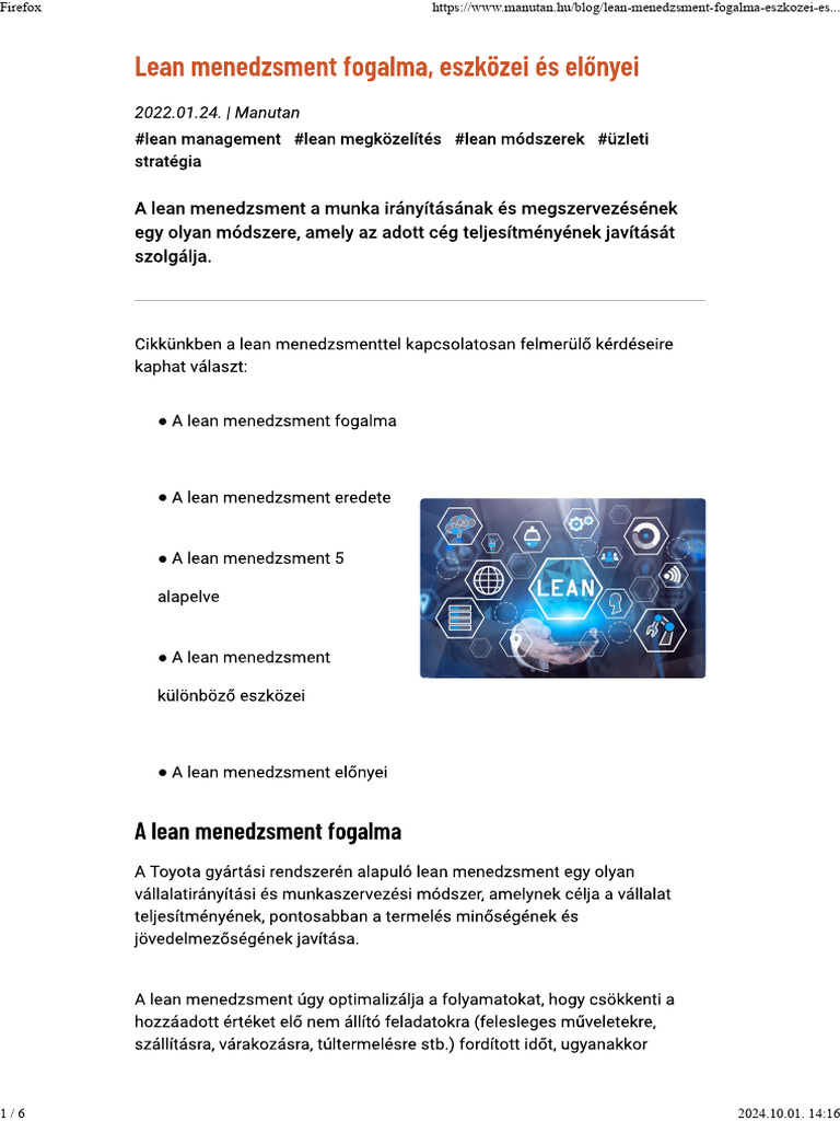 LEAN | PDF