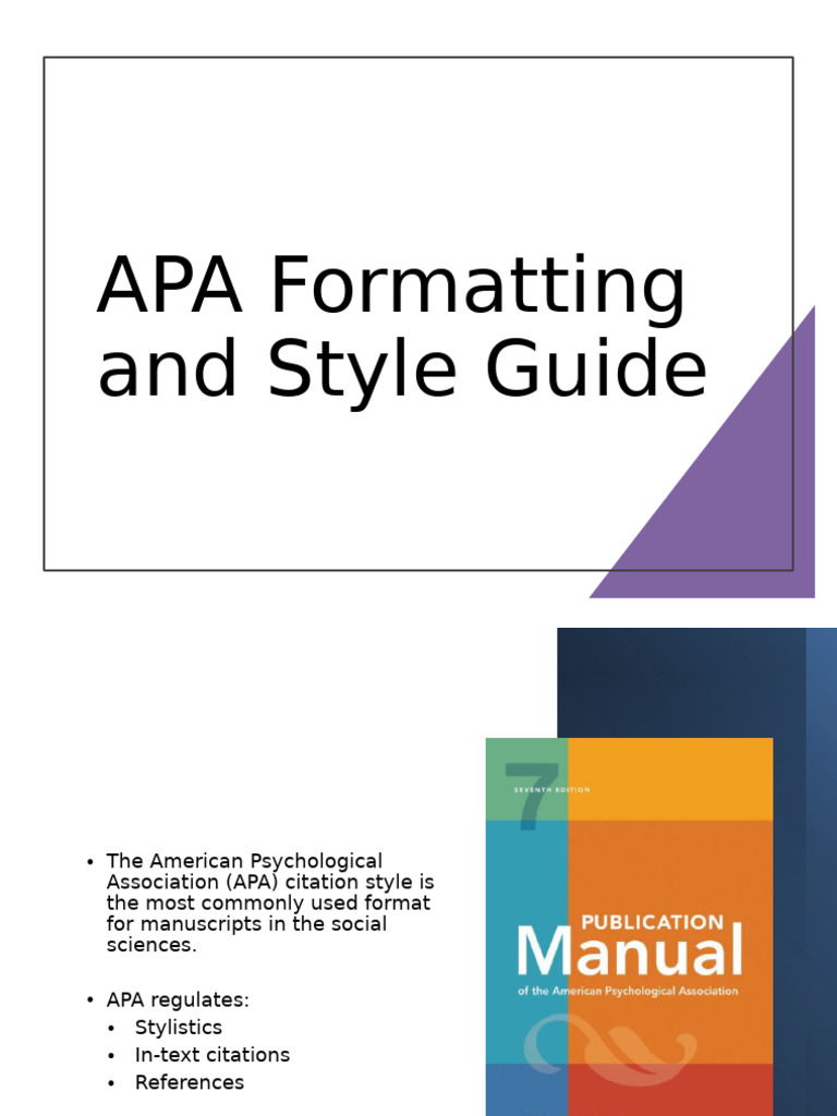 Apa Formatting And Citation Guide Pdf Citation Apa Style