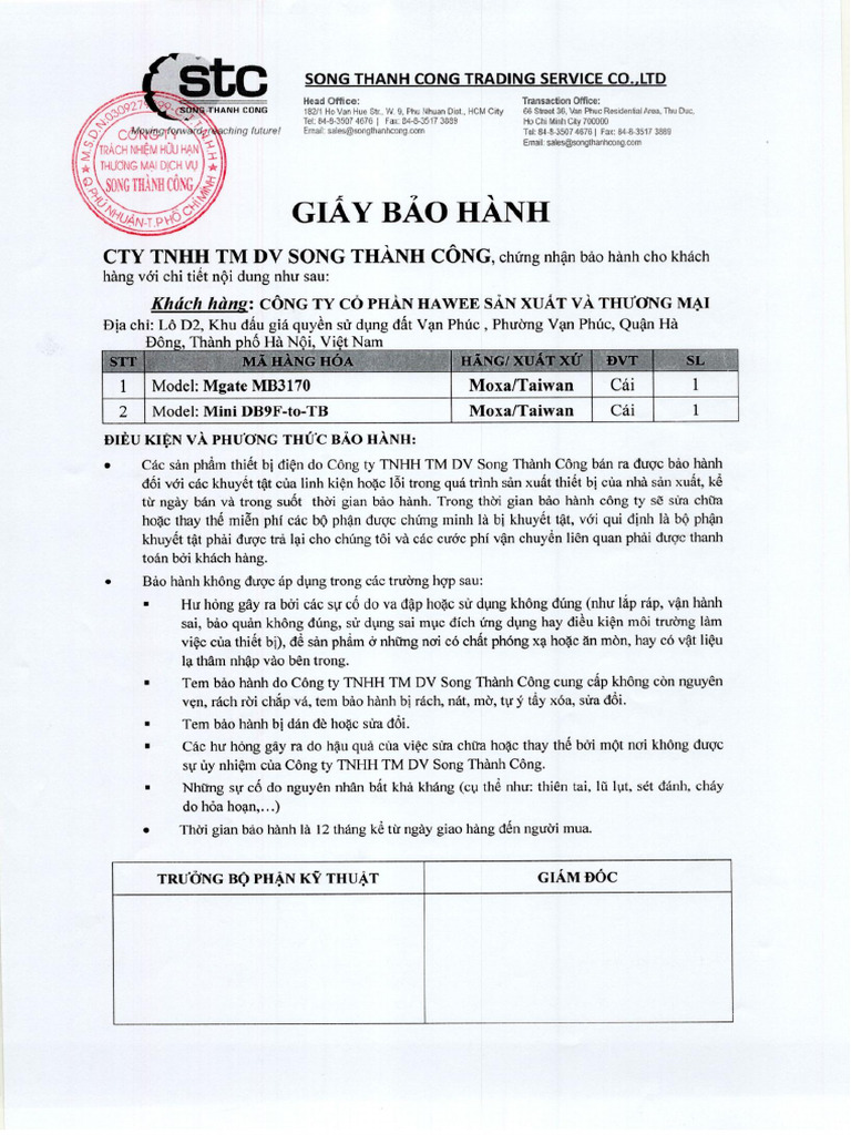 HSTT Bosung - Hawee - HuySTC - 060125 | PDF