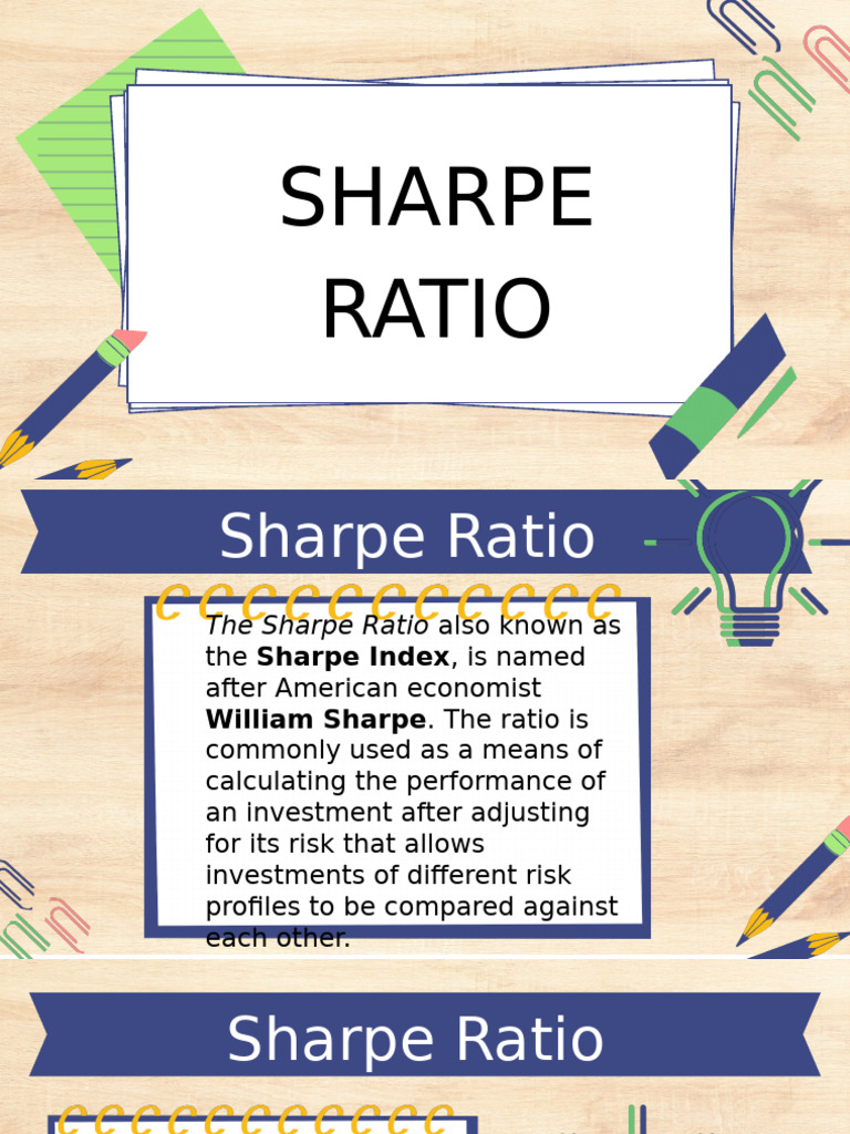 SHARPE RATIO | PDF | Sharpe Ratio | Investing