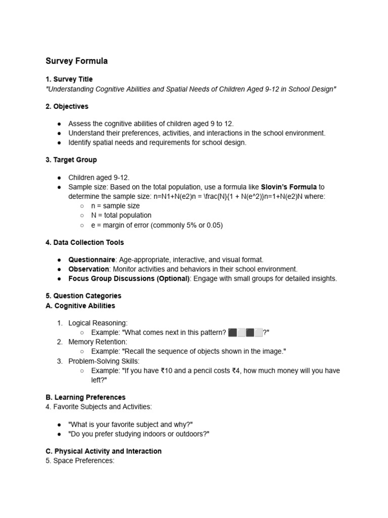 Aishwaryas Sample Survey | PDF | Sample Size Determination | Sampling (Statistics)