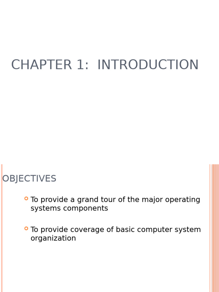 ch1 | PDF | Operating System | Booting