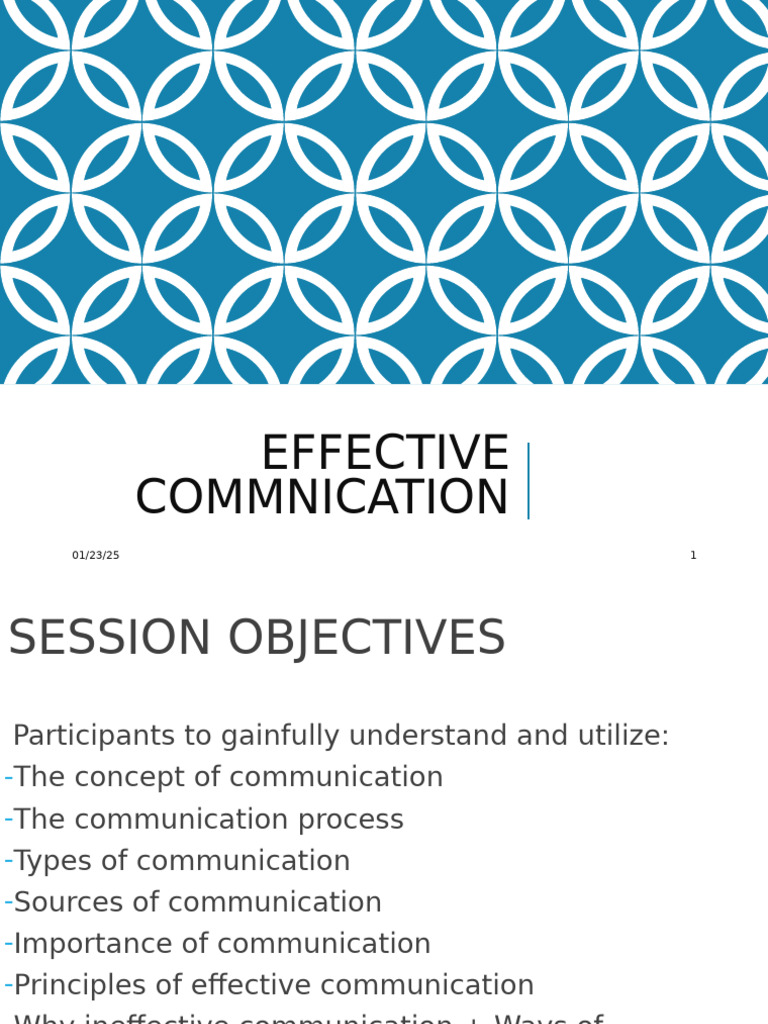 Effective Communication | PDF | Communication | Nonverbal Communication