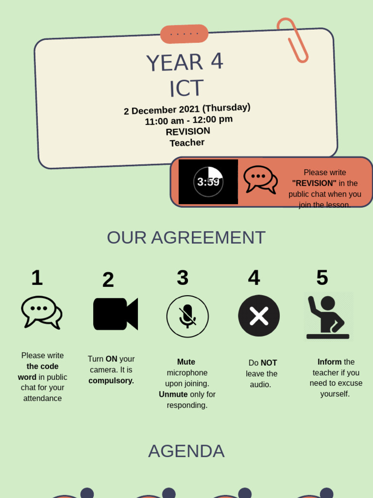 Year 4 ICT Revision Session | PDF