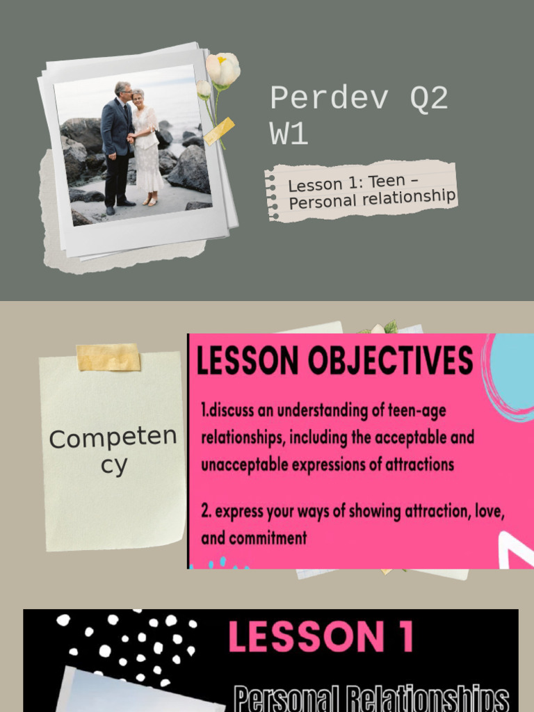 Perdev Q2 W1 Student | PDF | Love | Social Psychology