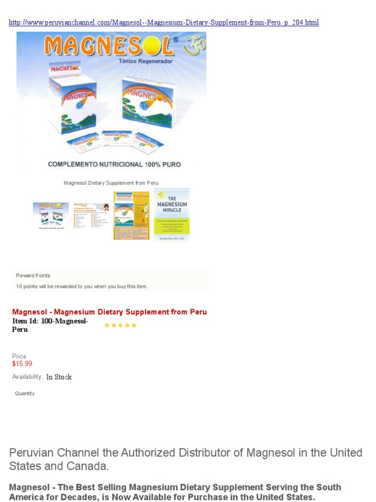 Magnesol | PDF | Magnesium | Hypertension