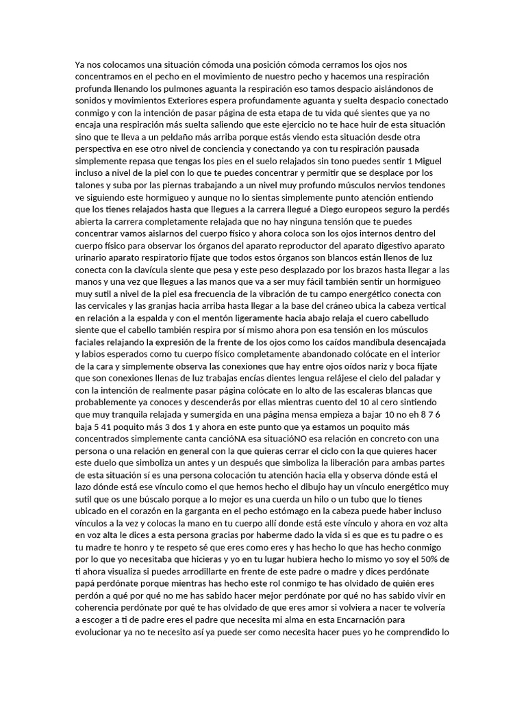 Cerrando ciclos | PDF | Respiración | Amor