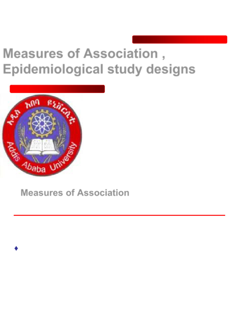 4 Epidemiological Study Designs=All | PDF | Relative Risk | Cohort Study