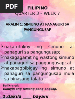 Simuno at Panaguri Worksheet | PDF