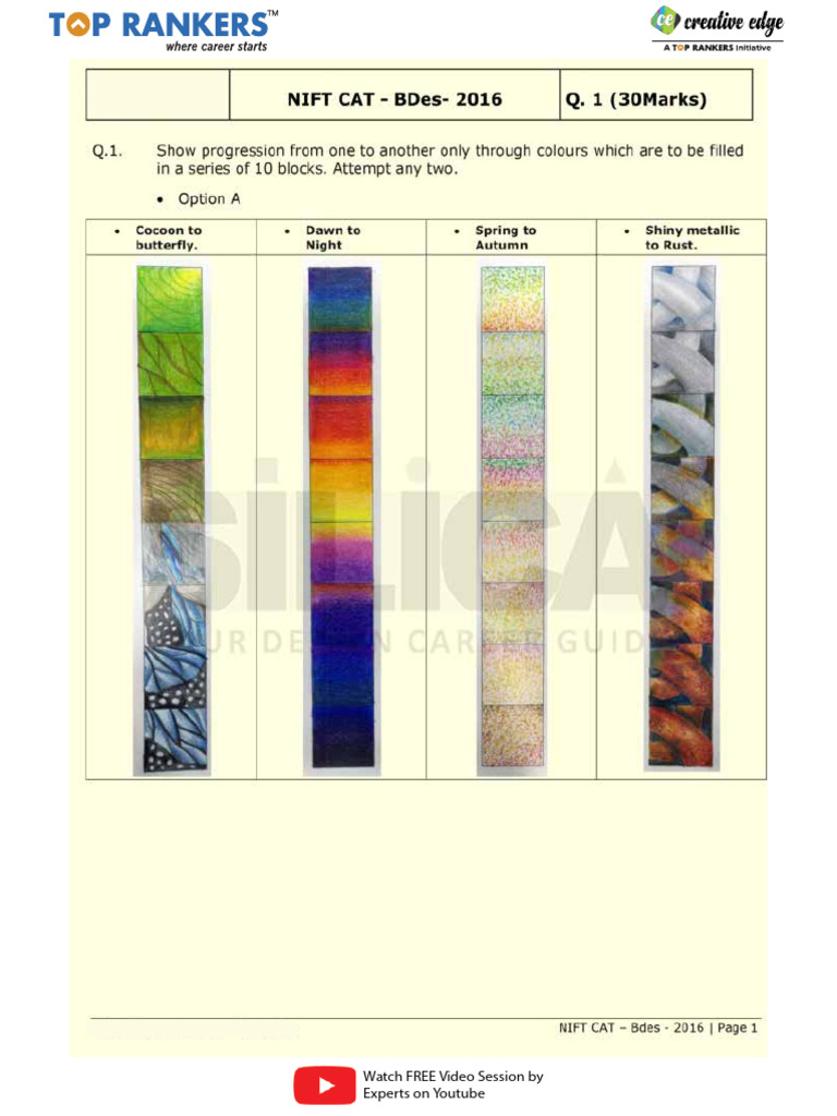 Nift Bdes Cat 2016 Paper 025fdc0cabcc9 | PDF