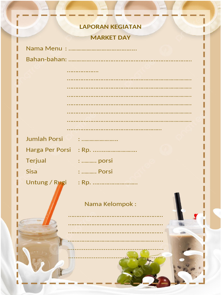Laporan Kegiatan Market Day | PDF