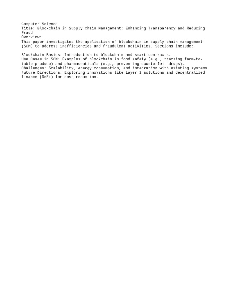 Computer Science | PDF