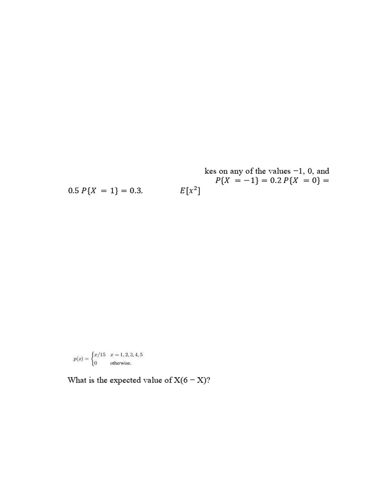 sem_8 (Random variable) | PDF | Probability Distribution | Random Variable