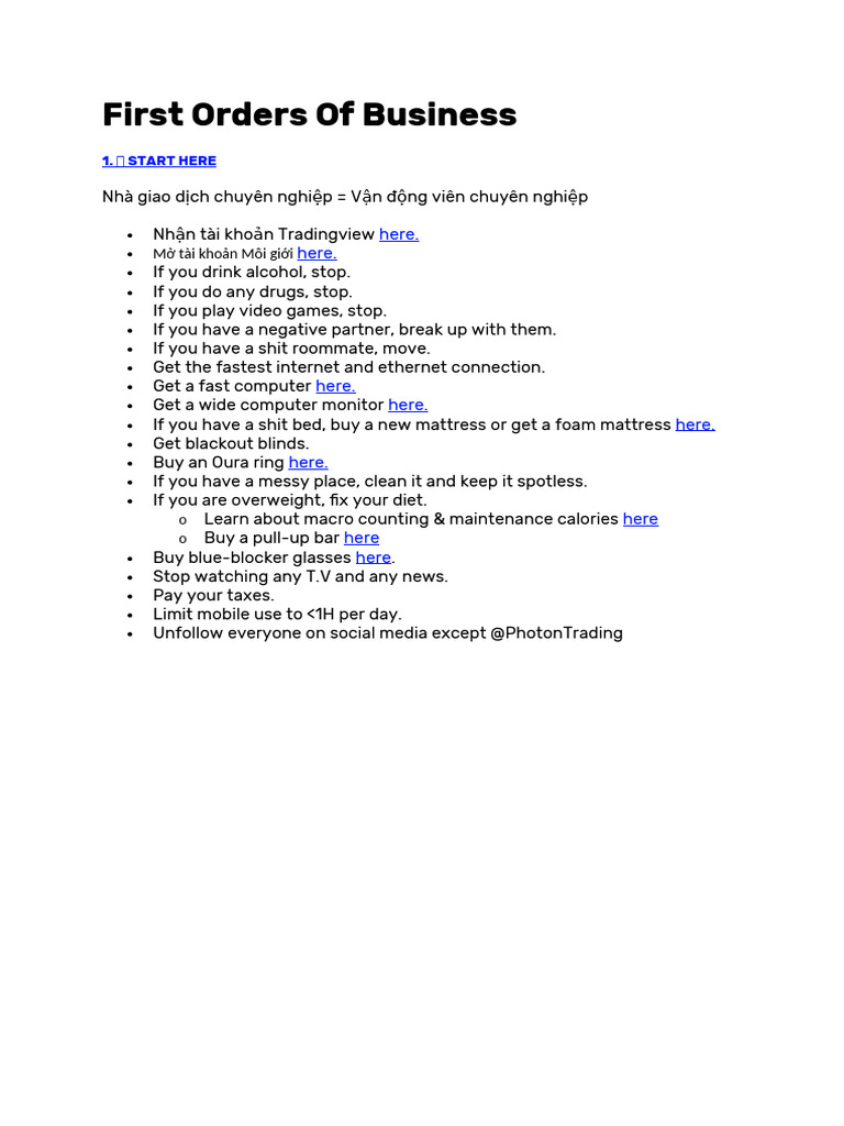 Essential First Steps for Success | PDF