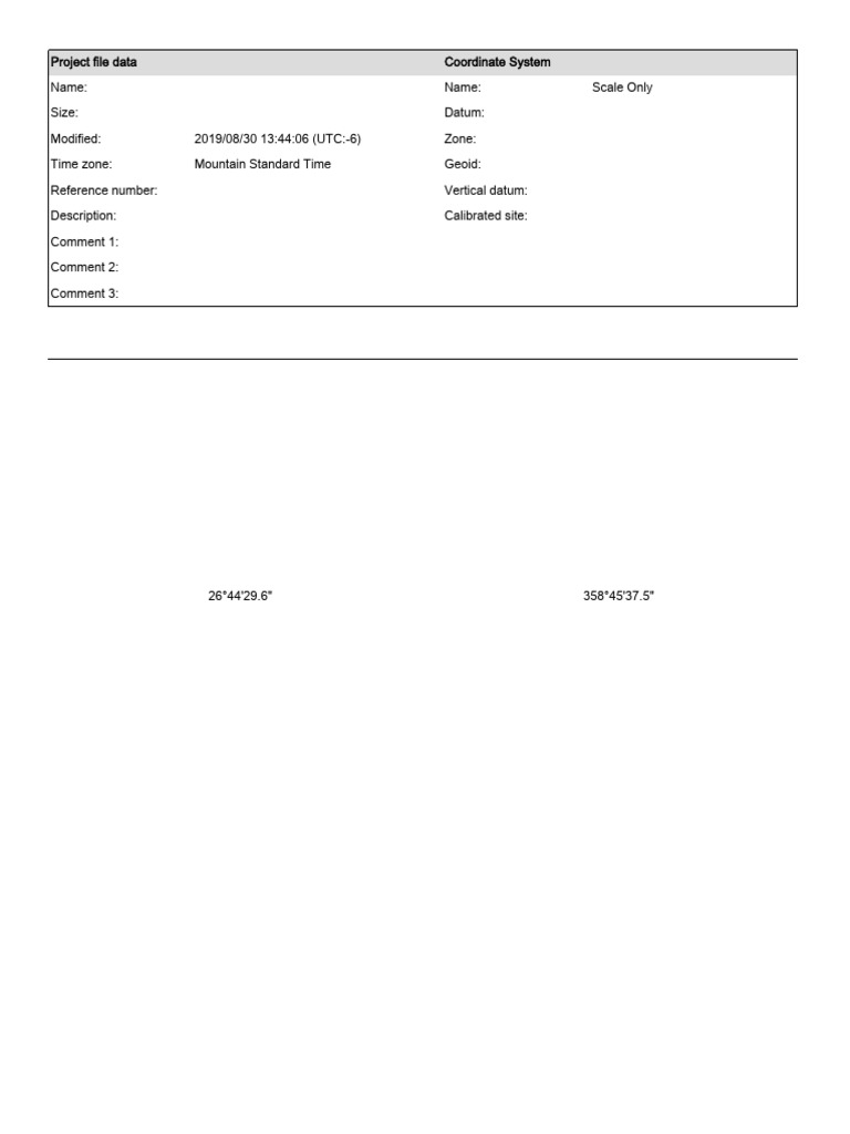 Traverse Adjustment Report | PDF | Geodesy | Navigation