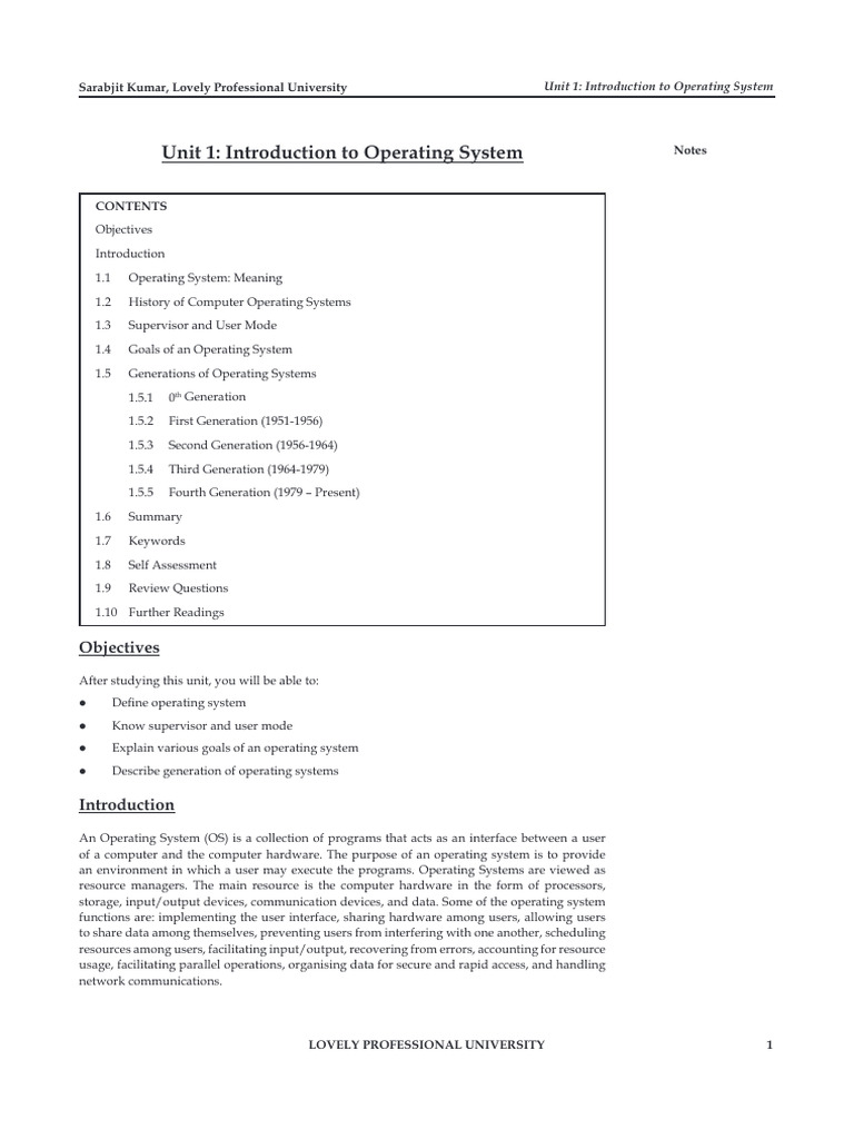 Book 2.indb - DCAP403 - OPERATING - SYSTEM | PDF | Operating System | Input/Output